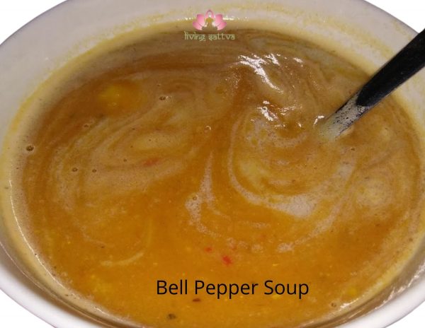 Bell pepper soup - The Sattvic Method Company
